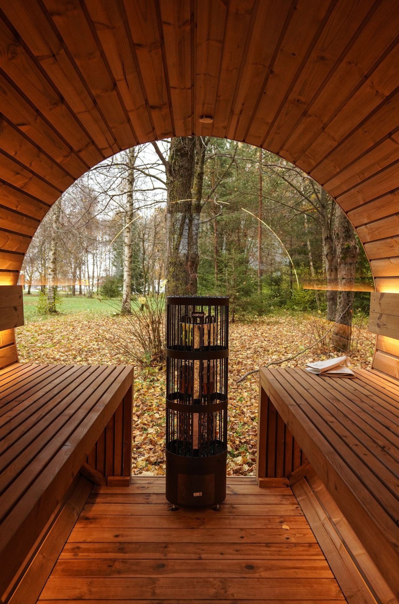 Sauna baril rond Lumina 2,6 m - FOREST SPA
