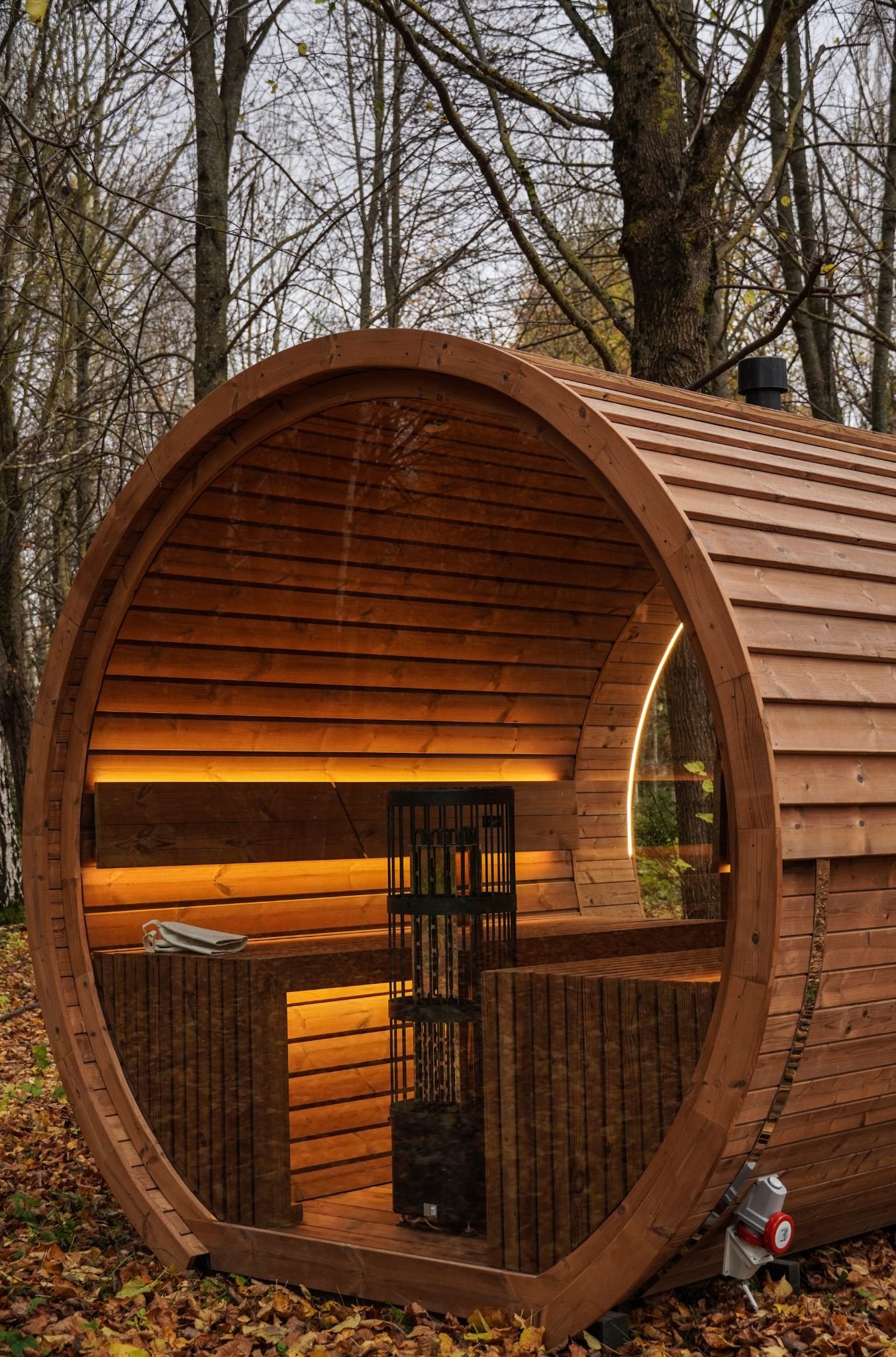 Sauna baril rond Lumina 2,6 m - FOREST SPA